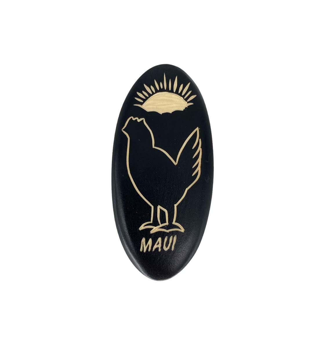 Hand Carved Magnet, Pack of 10 Maui Chicken - Maka Imports
