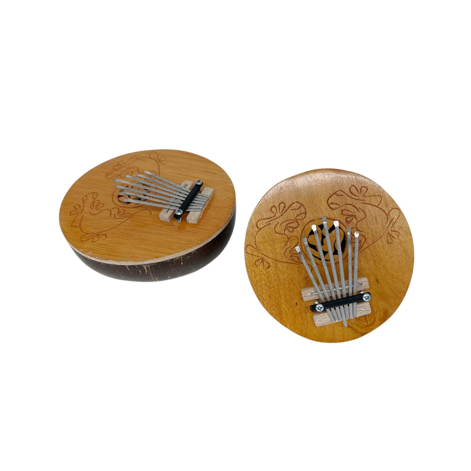 Handmade Karimba Instrument Gecko - Maka Imports