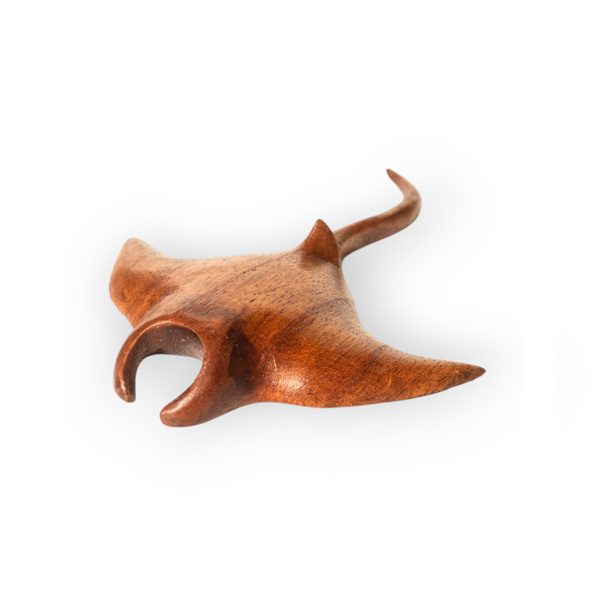 Hand Carved Manta Ray 10cm - Maka Imports