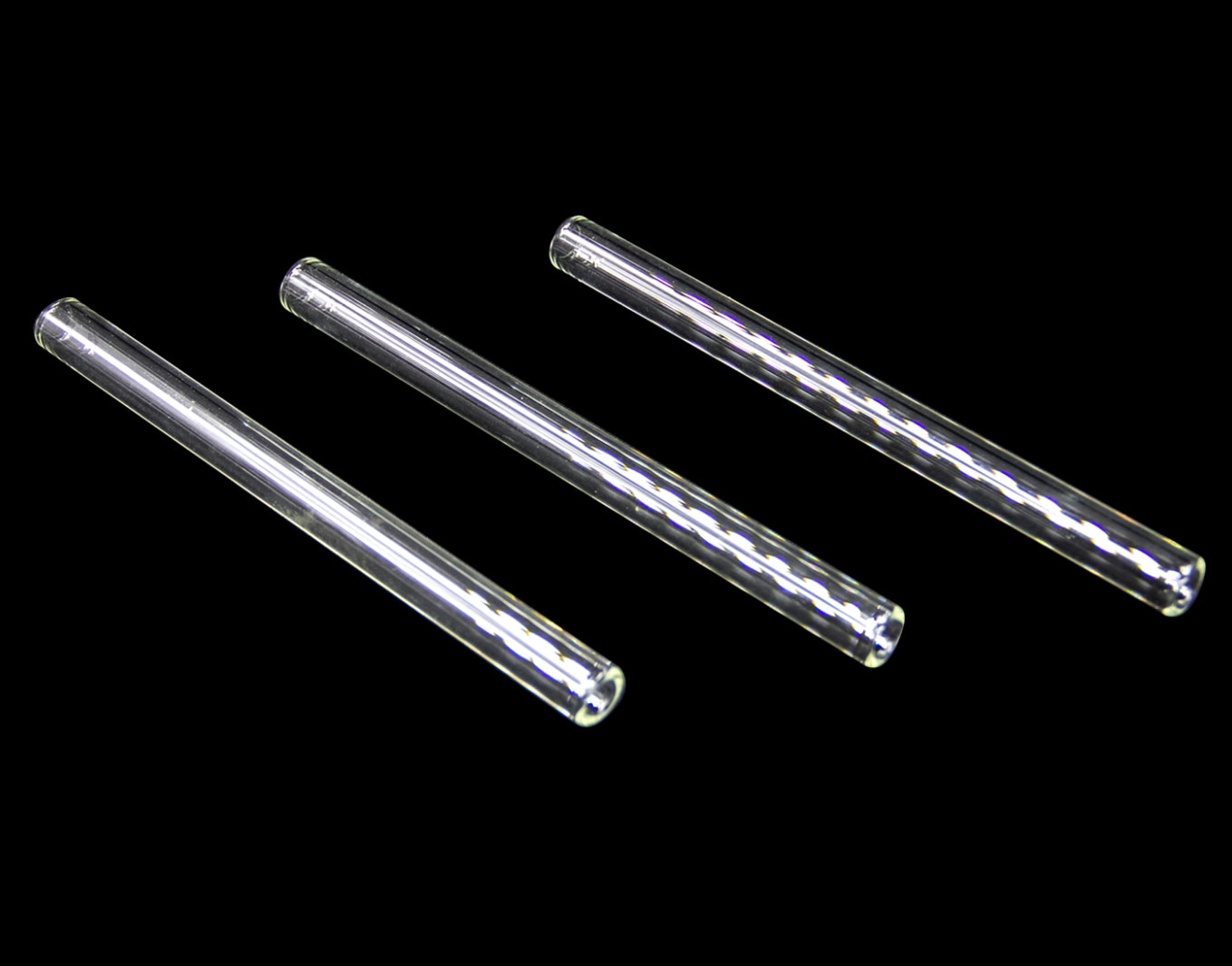 6" Straight Thick Glass Tube - C&J Hammer Hard Accessories