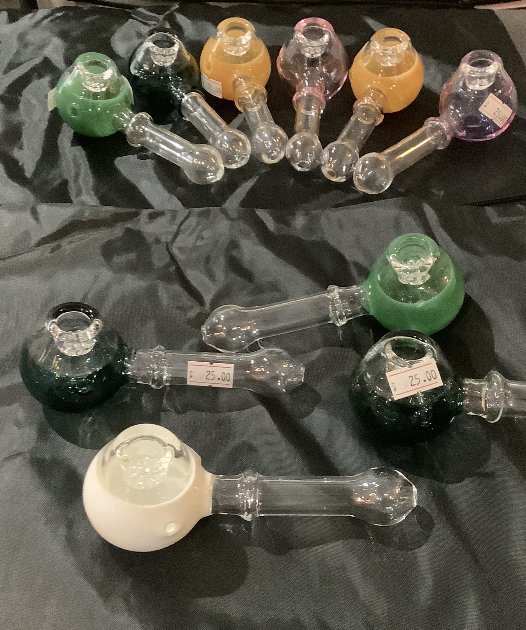 Glass Spoon Multi Colored Built In Screen Pipe - C&J Hammer Hard ...