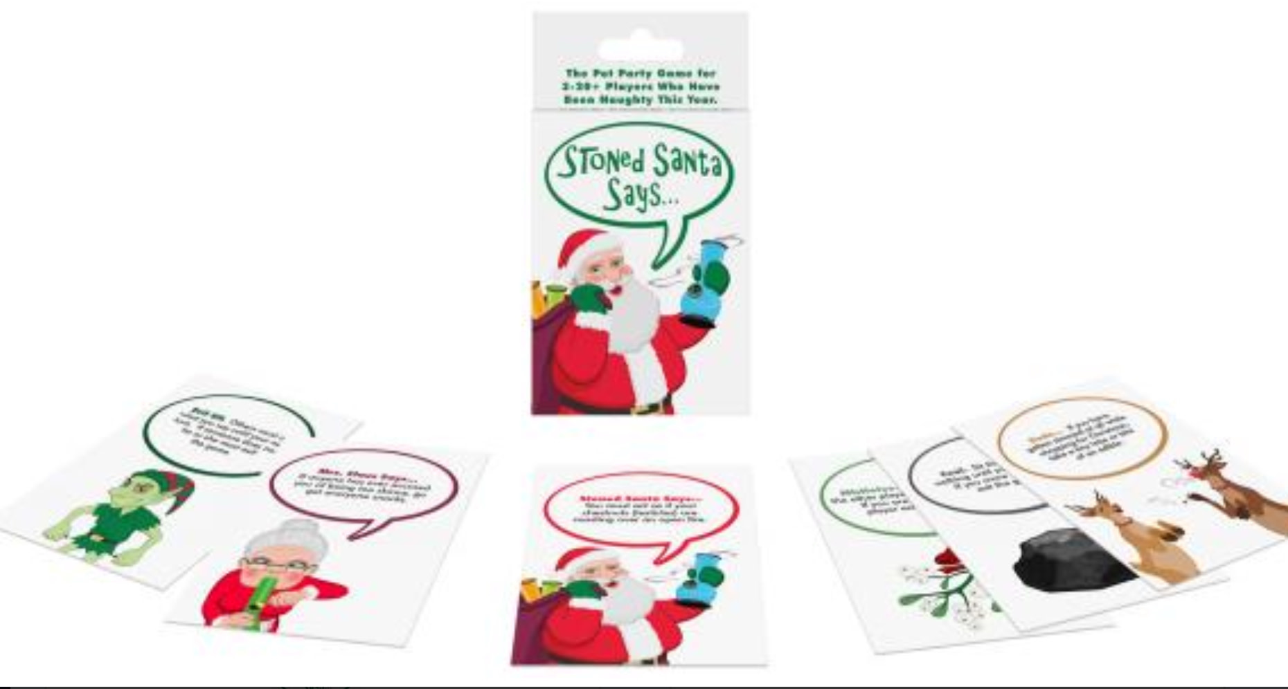 Kheper Games Stoned Santa Says… Card Game - C&J Hammer Hard Accessories