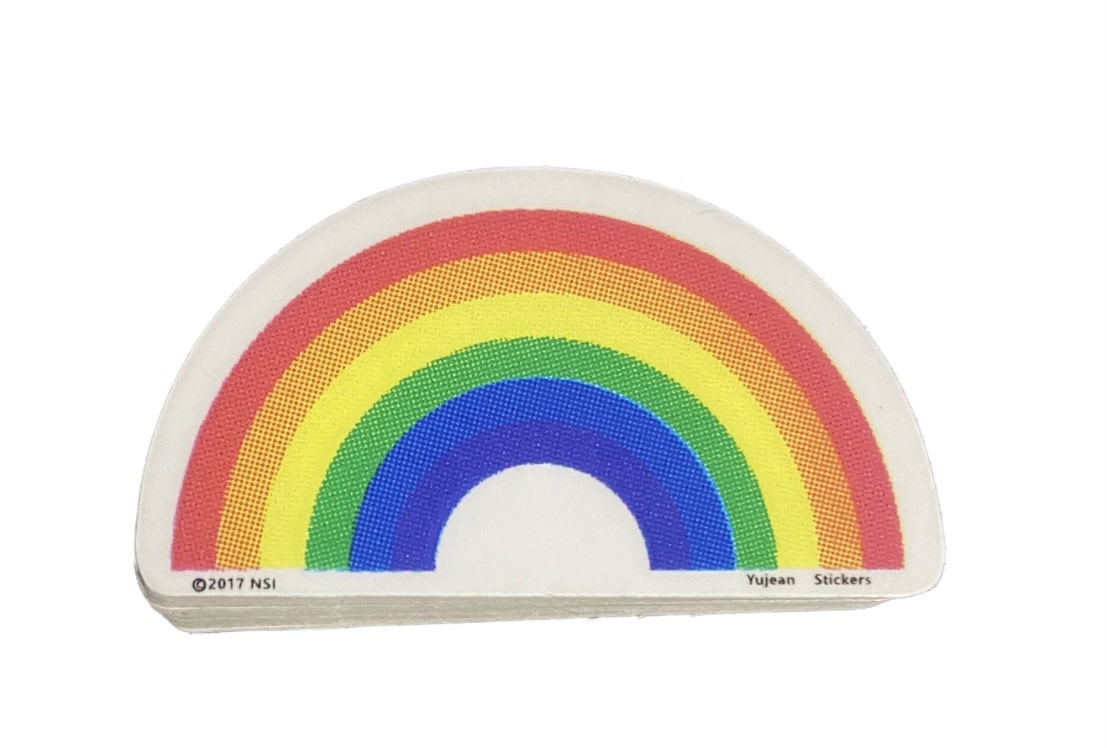 Mini Rainbow Sticker - C&J Hammer Hard Accessories