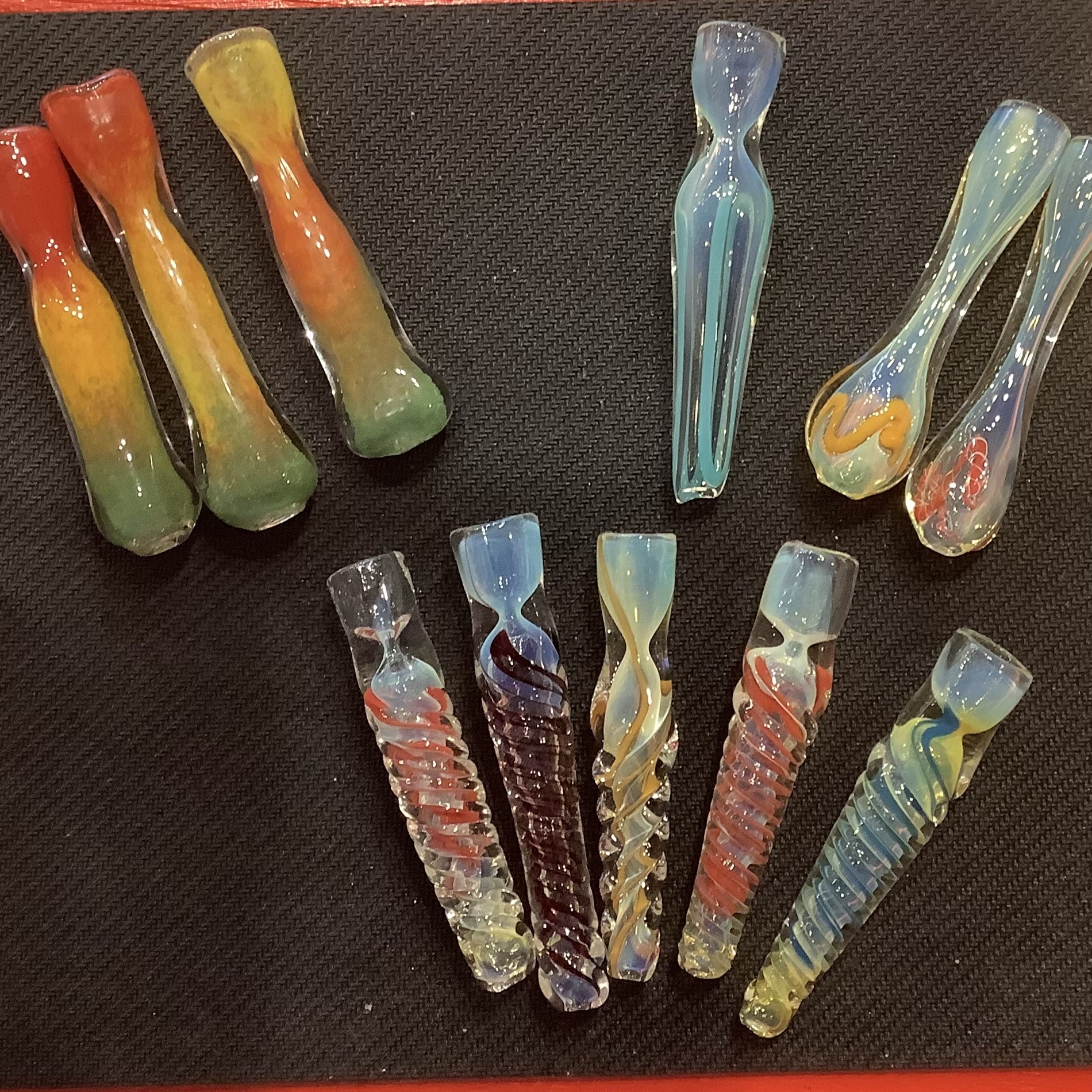 3” Glass One Hitters: Assorted Styles - C&J Hammer Hard Accessories