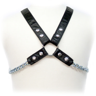 Kookie - Chain & Leather Harness - C&J Hammer Hard Accessories