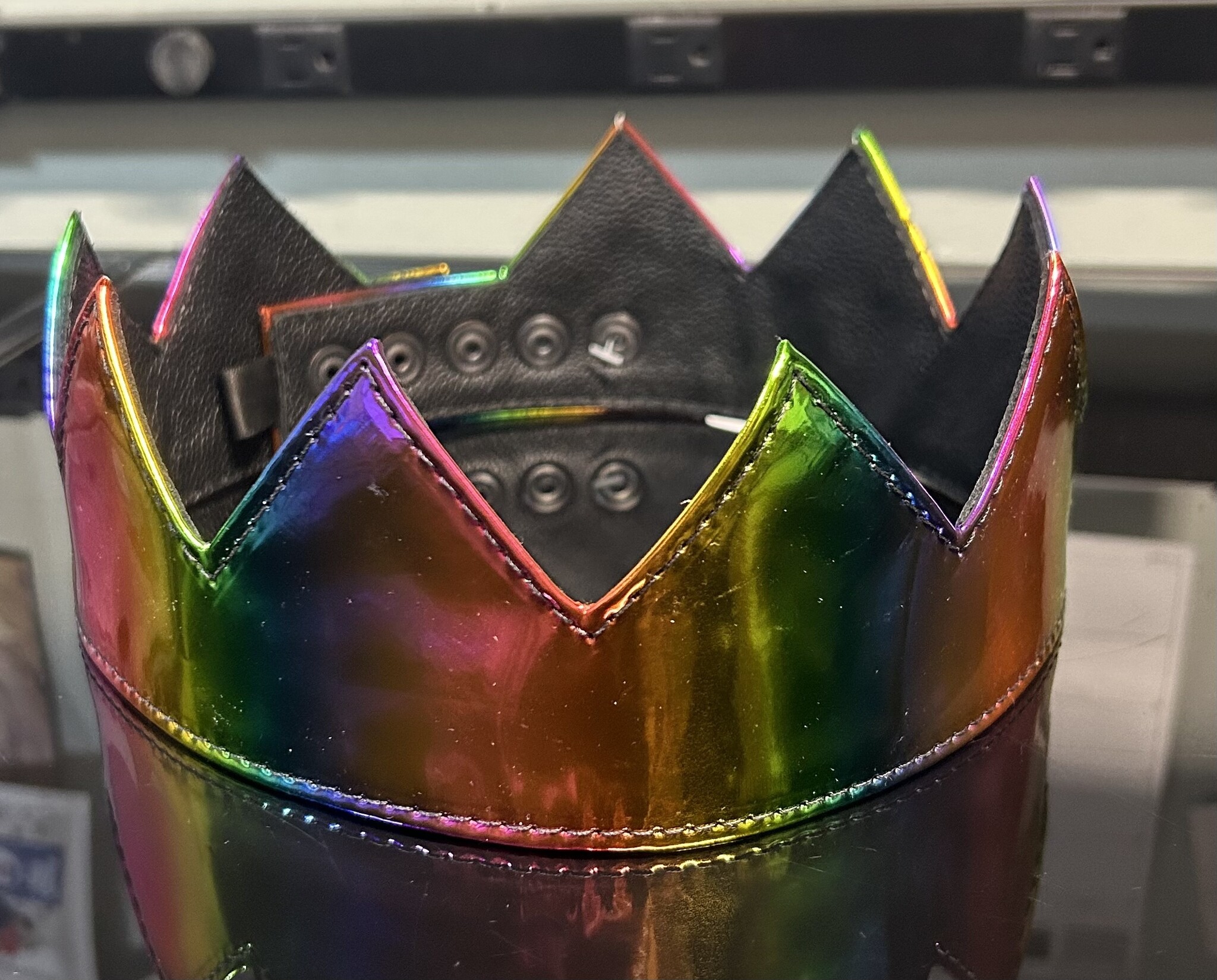 P&C Creations Leather Crown - C&J Hammer Hard Accessories