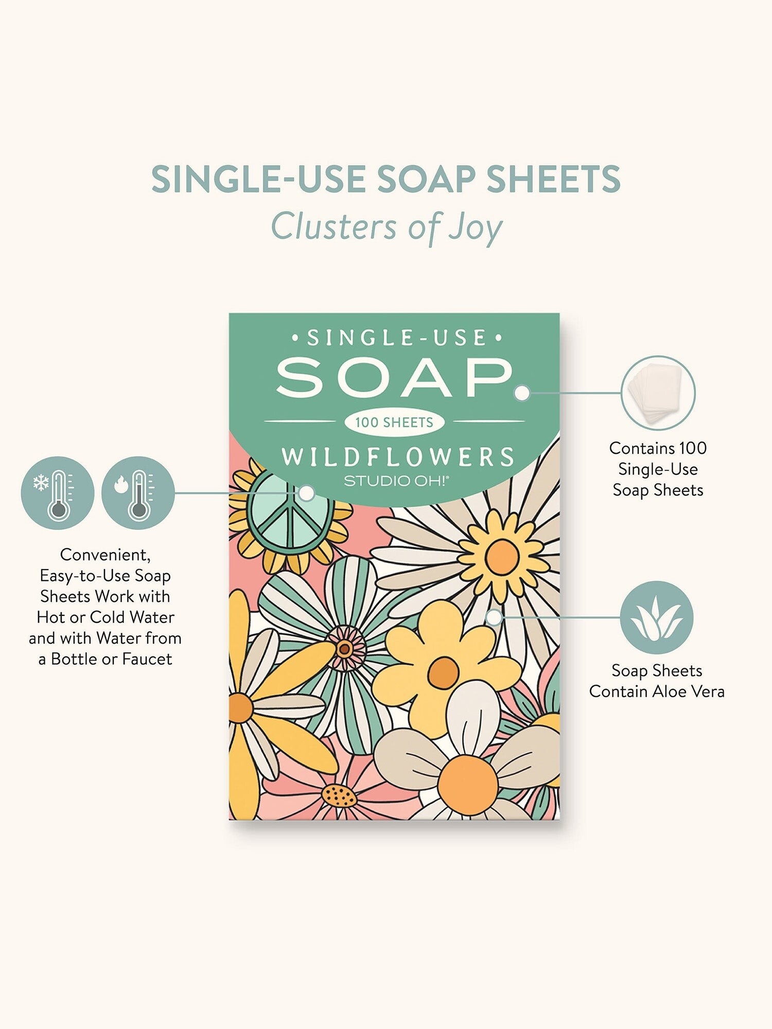 Single-Use Soap Sheets | Studio Oh! - The Cove Boutique