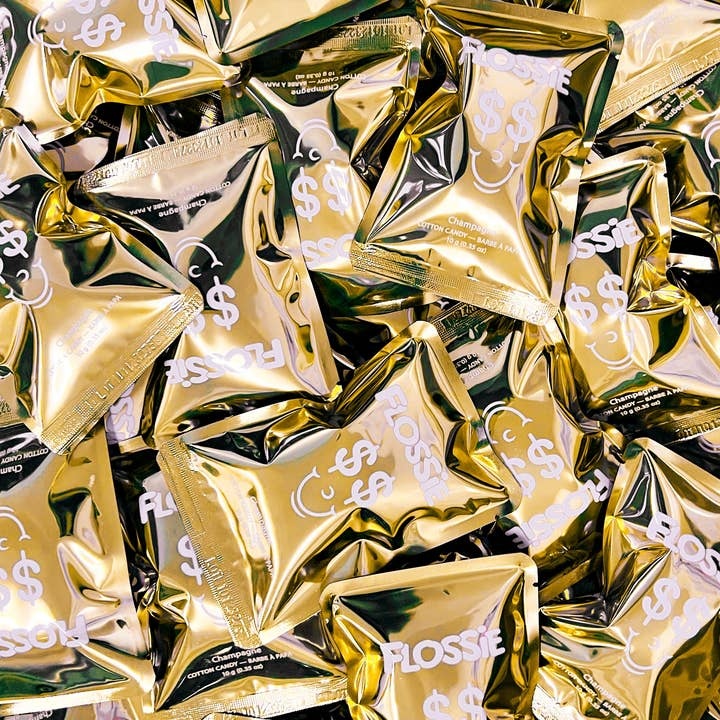 Champagne Flavoured Cotton Candy | Flossie - The Cove Boutique