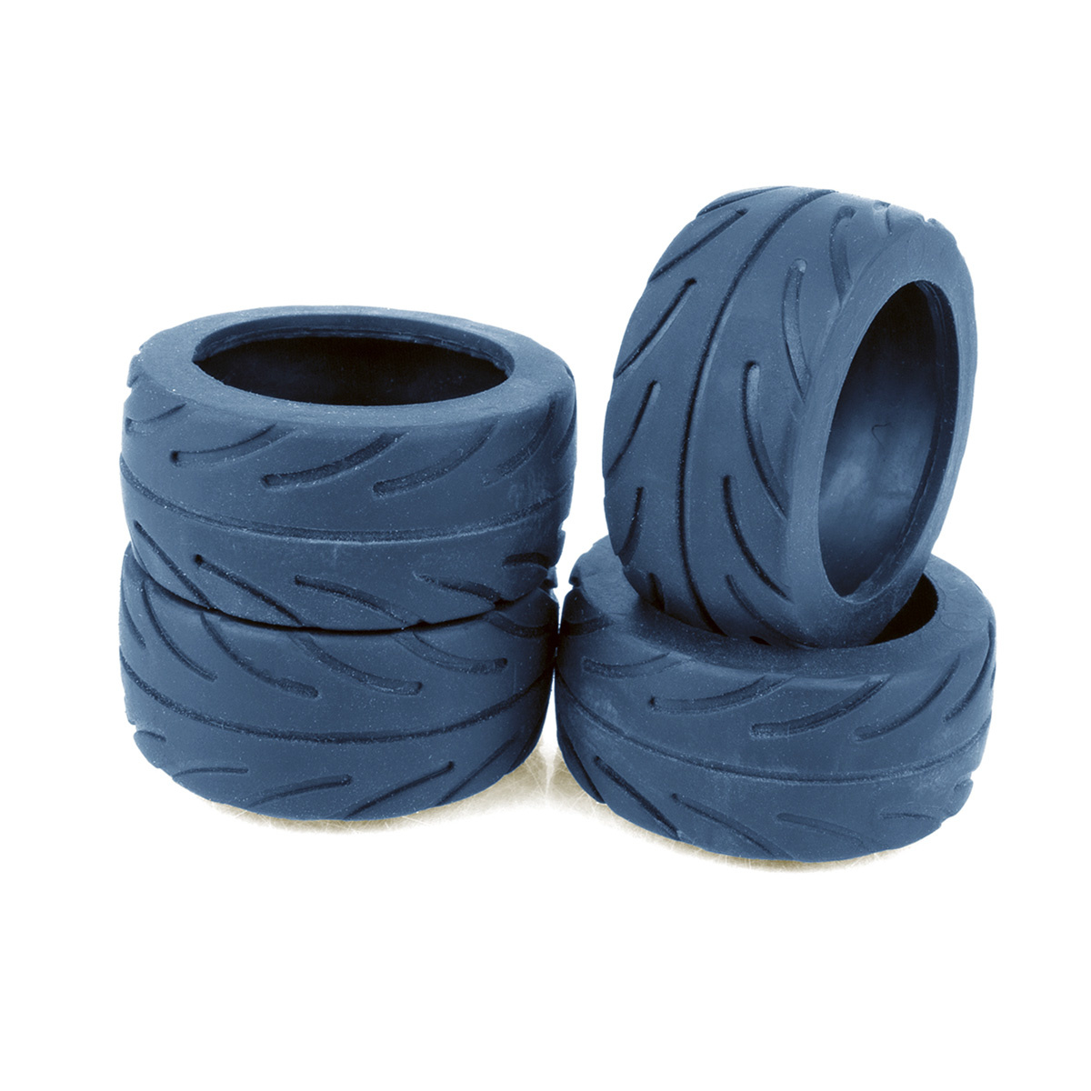 Team Associated NanoSport Radial Tires, Blue - Extreme R/C Hobbies