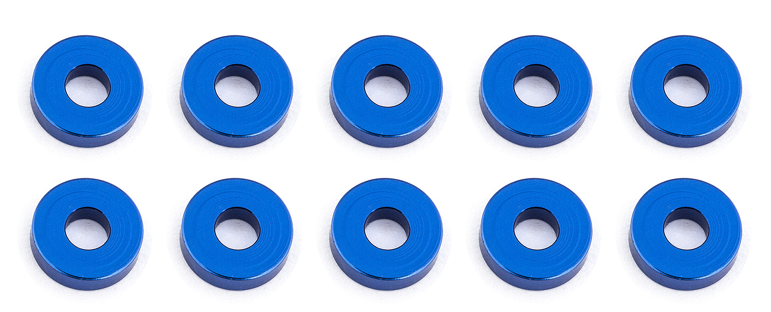 Team Associated Aluminum Bulkhead Washers, 2.0mm - Extreme R/C Hobbies