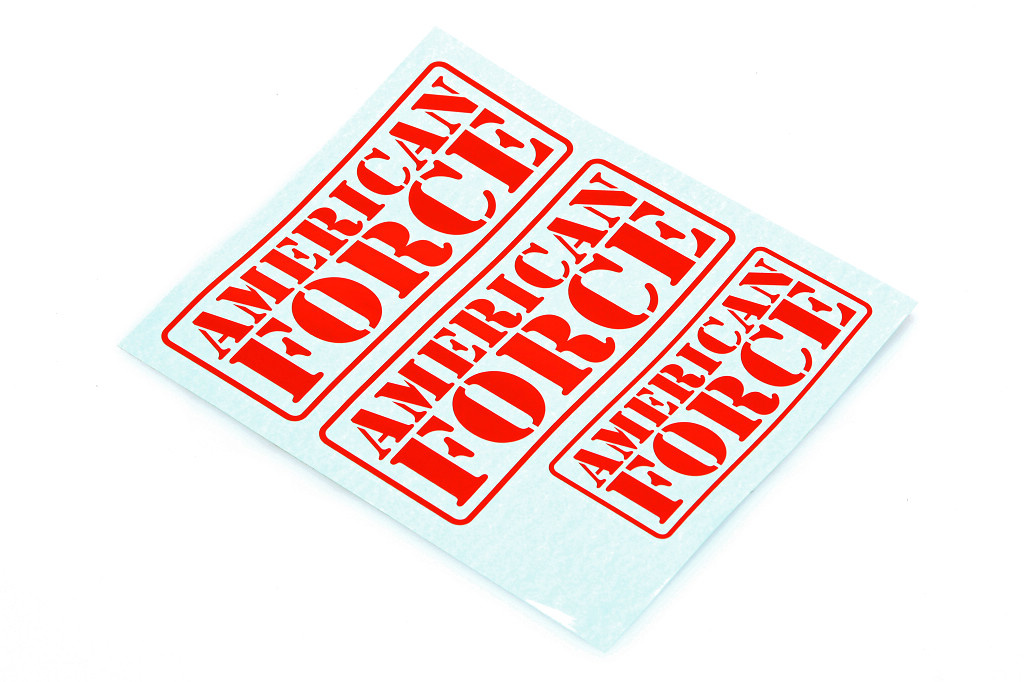 CEN Racing American Force Decal (red) - Extreme R/C Hobbies