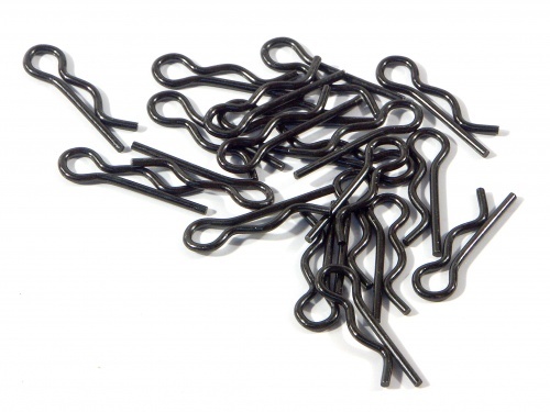 HPI Racing Body Clip (6mm/Black/20pcs) - Extreme R/C Hobbies