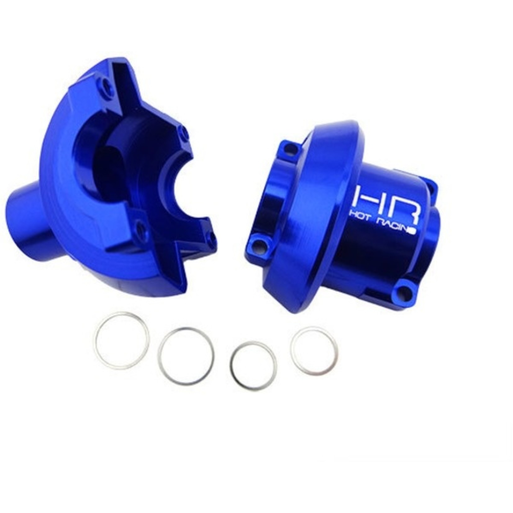 Hot Racing CNC Aluminum Outer Diff Case Blue Revo - Extreme R/C Hobbies