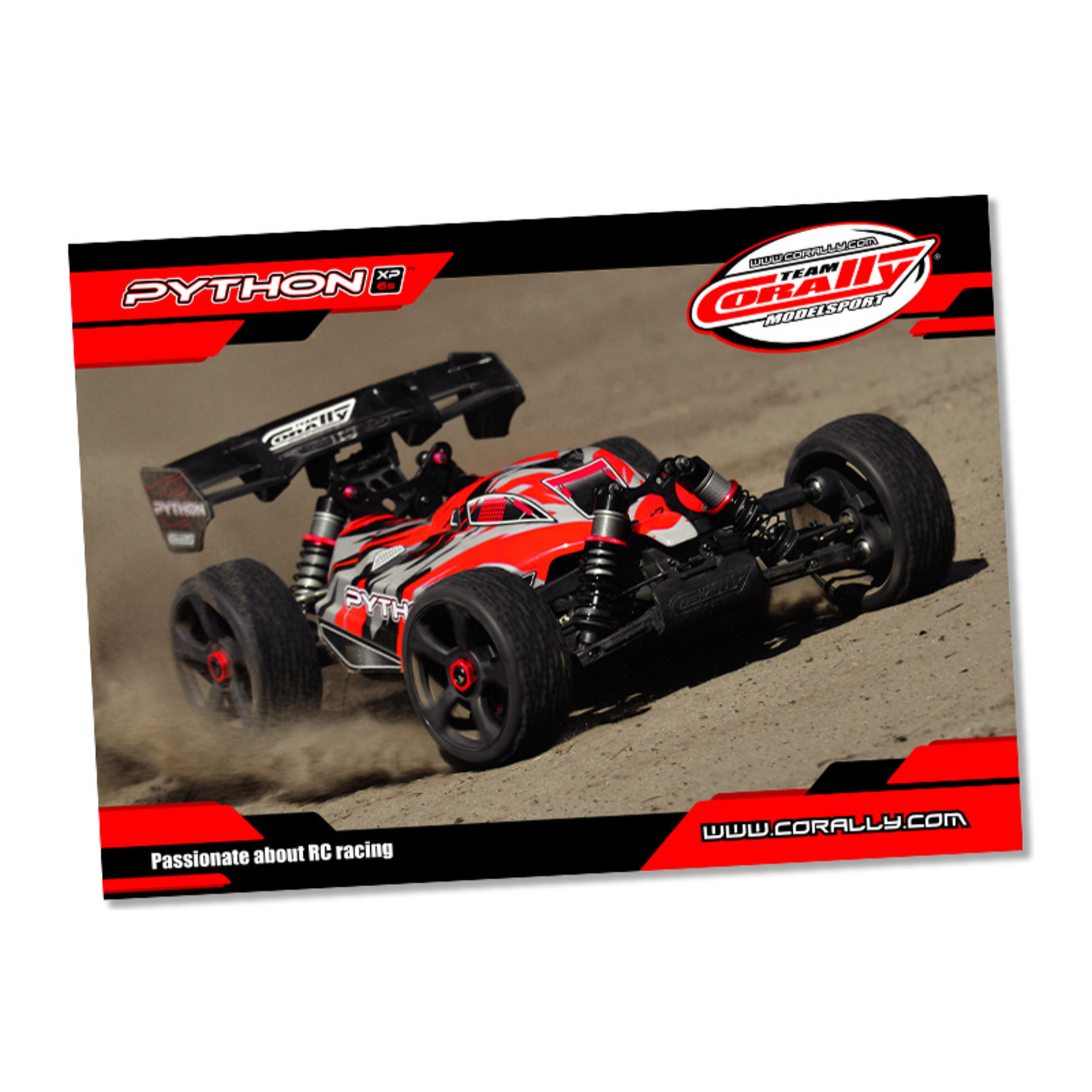 Corally (Team Corally) Team Corally Python Poster - Extreme R/C Hobbies