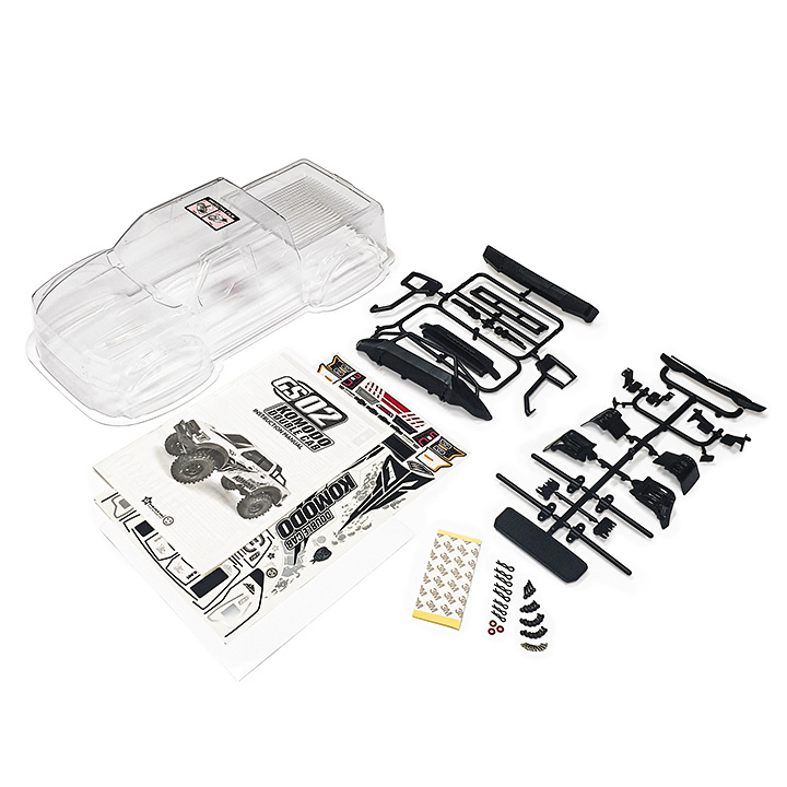Gmade Gmade KOMODO double cab clear body set - Extreme R/C Hobbies