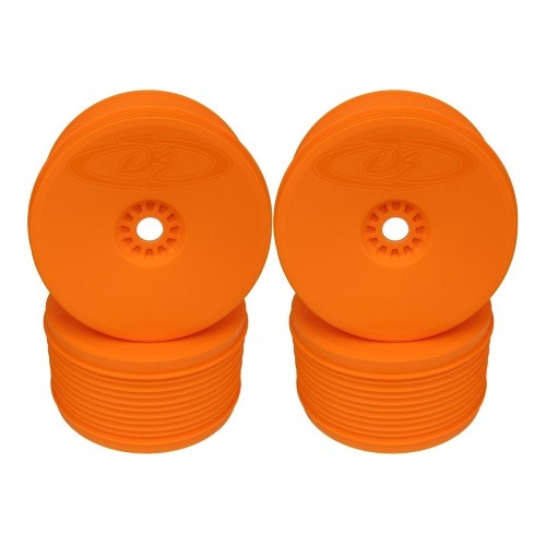 DE Racing Speedline Plus 1/8 Truggy Wheels Orange (4 Pack) - Extreme R ...