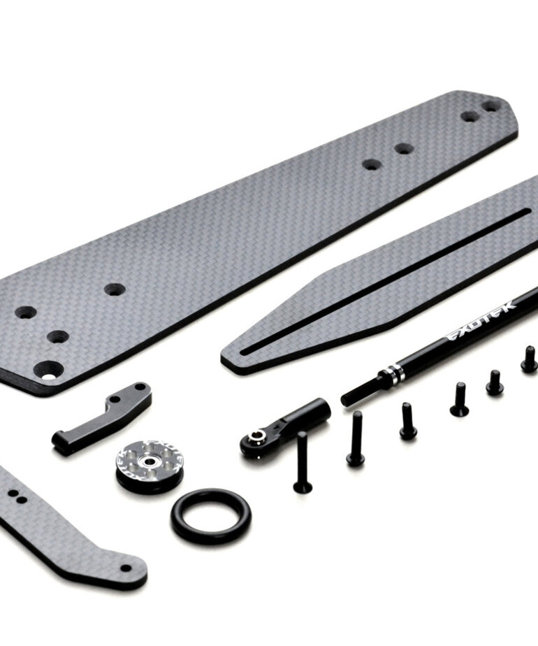 Exotek Racing Slash Wheelie Bar Set, Single Wheel, CF Adjustable for ...