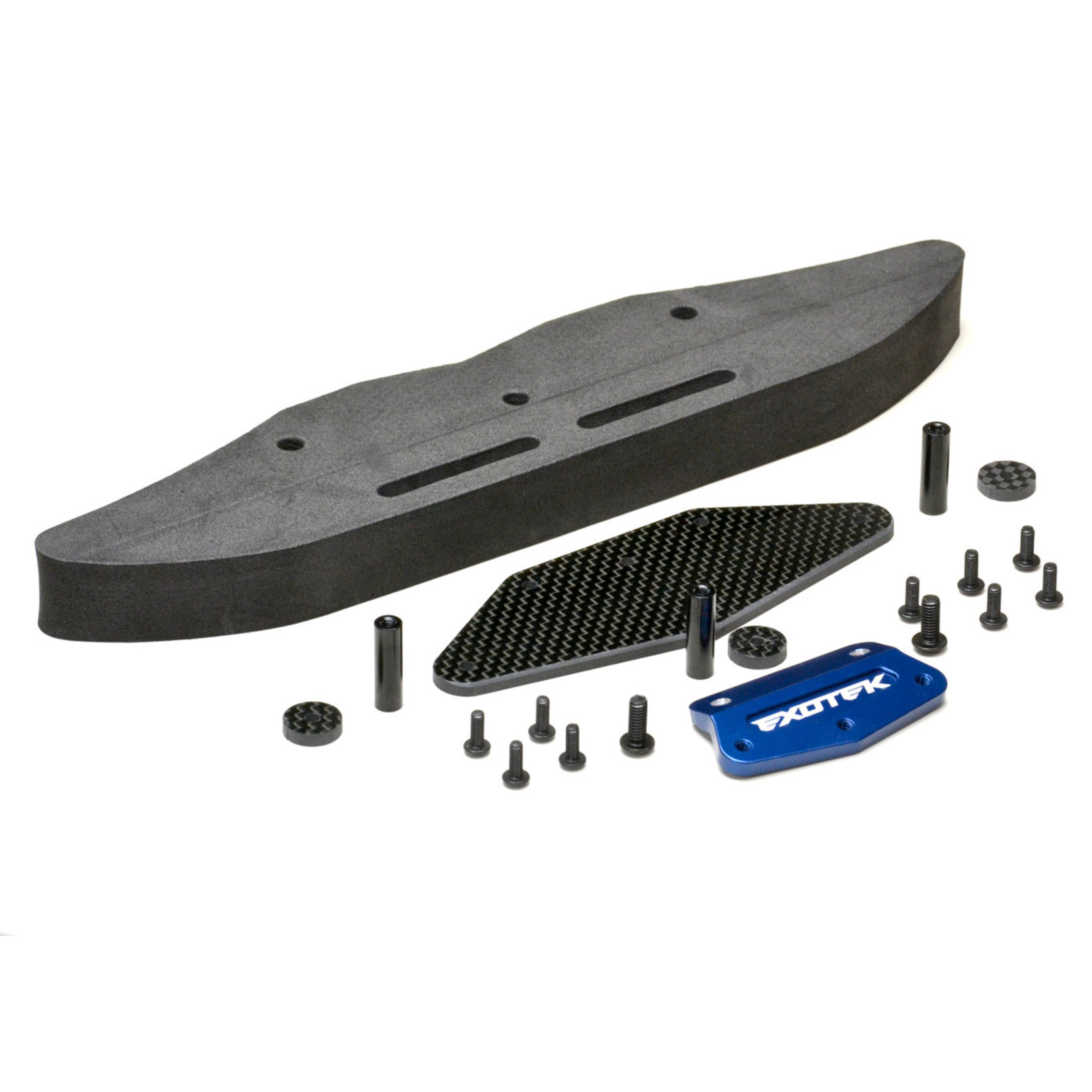 Exotek Racing Slash Drag Front Bumper Set, Alloy, CF, and Foam ...