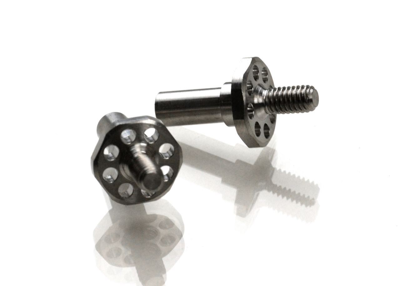 Exotek Racing 22 Drag Front Wide Axles, Titanium - Extreme R/C Hobbies