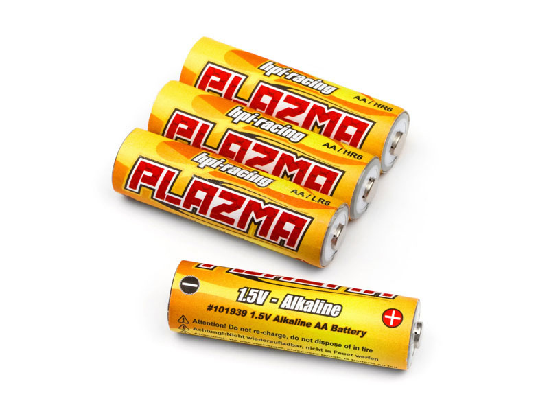 HPI Racing HPI Plazma 1.5V Alkaline AA Battery (4pcs) - Extreme R/C Hobbies