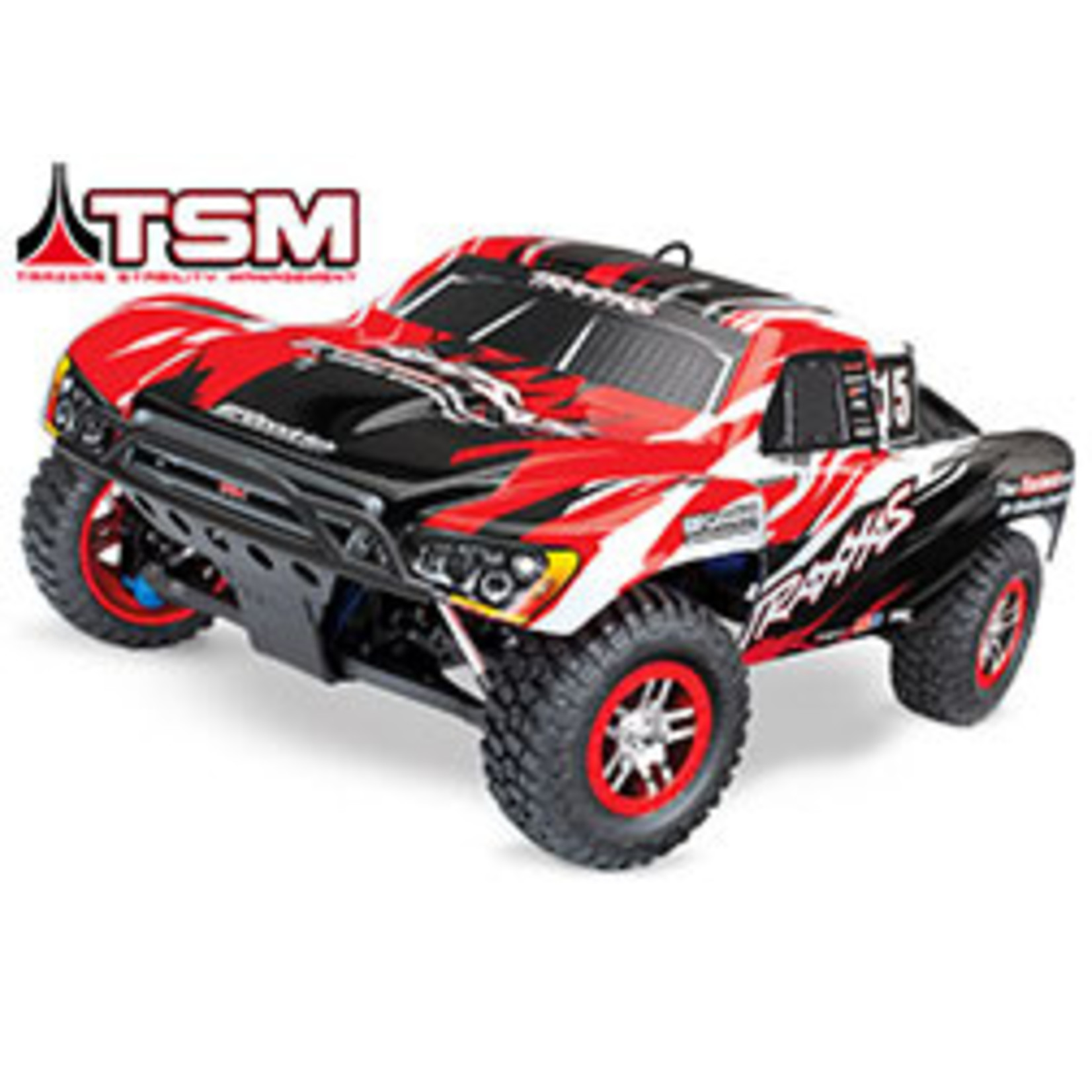5441 TRAXXAS Spring, shock (red) (GTR) (4.4 rate black) (1 pair ...