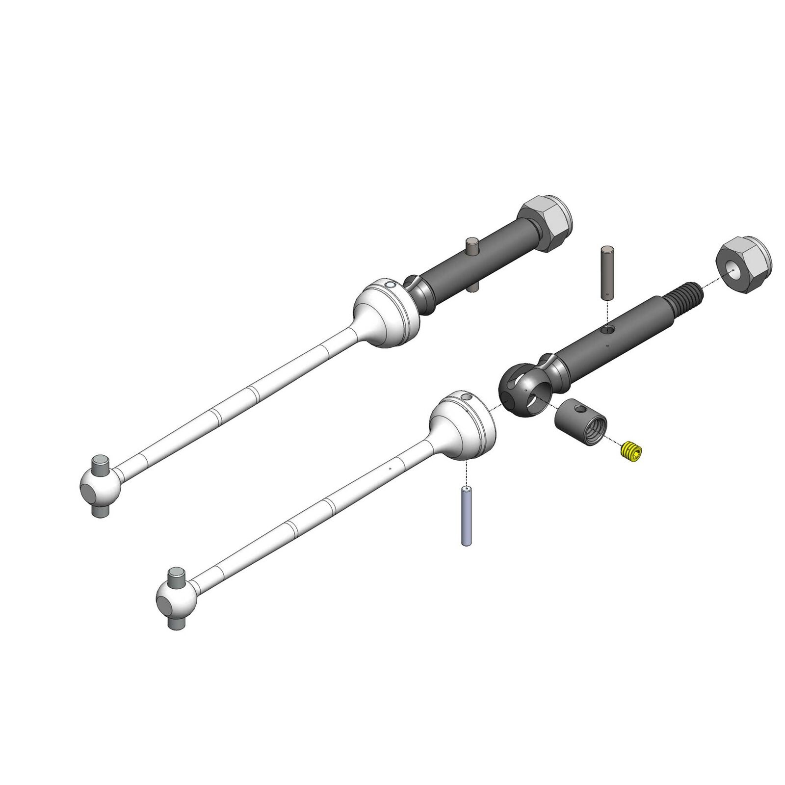 MIP20060 MIP Shiny CVD Kit, Losi Mini-T B 2.0 Series - Extreme R/C Hobbies