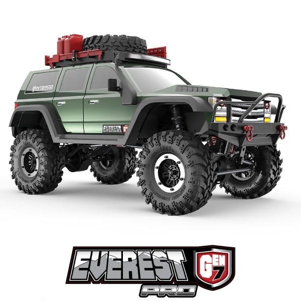 RER09588 Everest Gen7 PRO 1/10 Scale 4x4 Truck, Green - Extreme R/C Hobbies