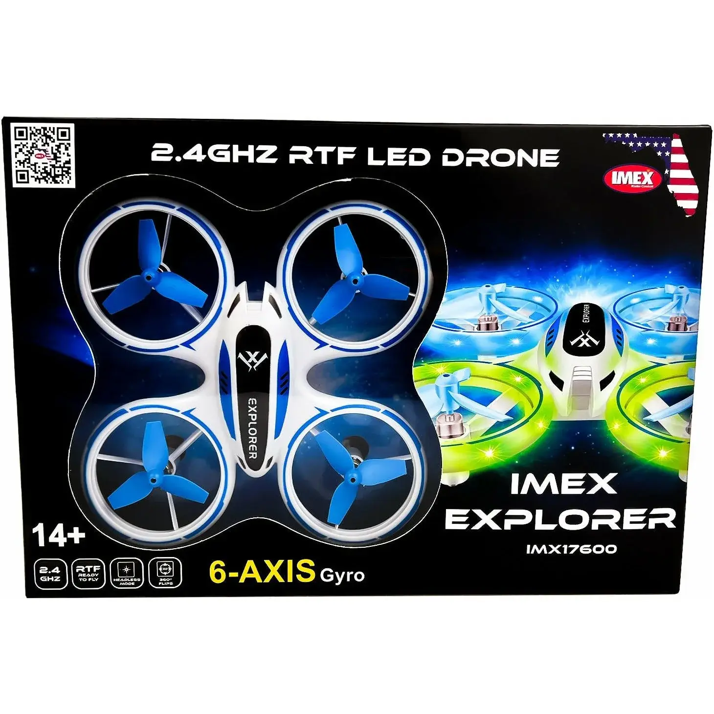 IMX17600 IMEX Explorer 2.4 GHz 6-Axis Gyro Quadcopter RC Drone ...