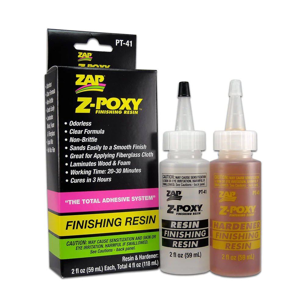 Z-Poxy Finishing Resin 4 oz. Set - Extreme R/C Hobbies