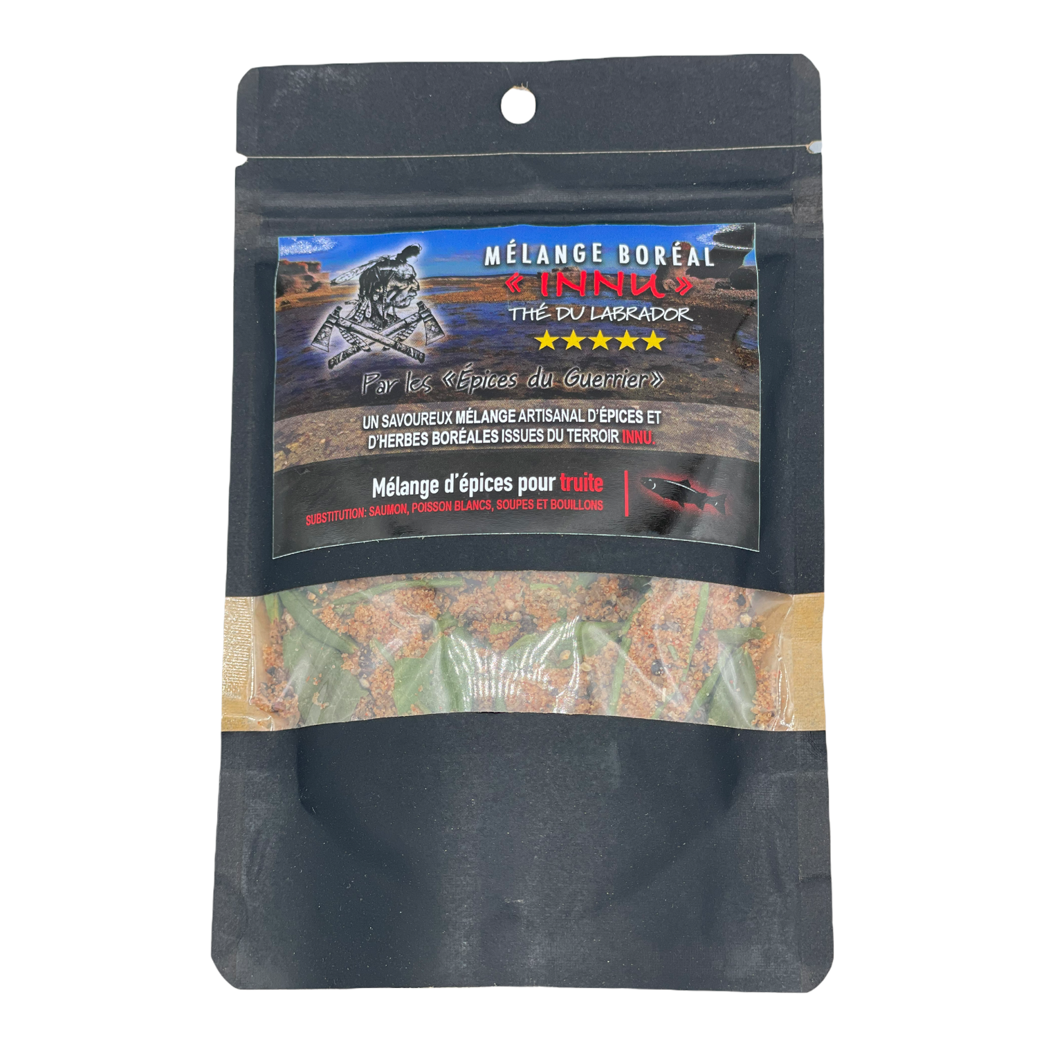 Mélange Épices Boréal Innu - Zone Chasse et Pêche / Ecotone Val-d'Or