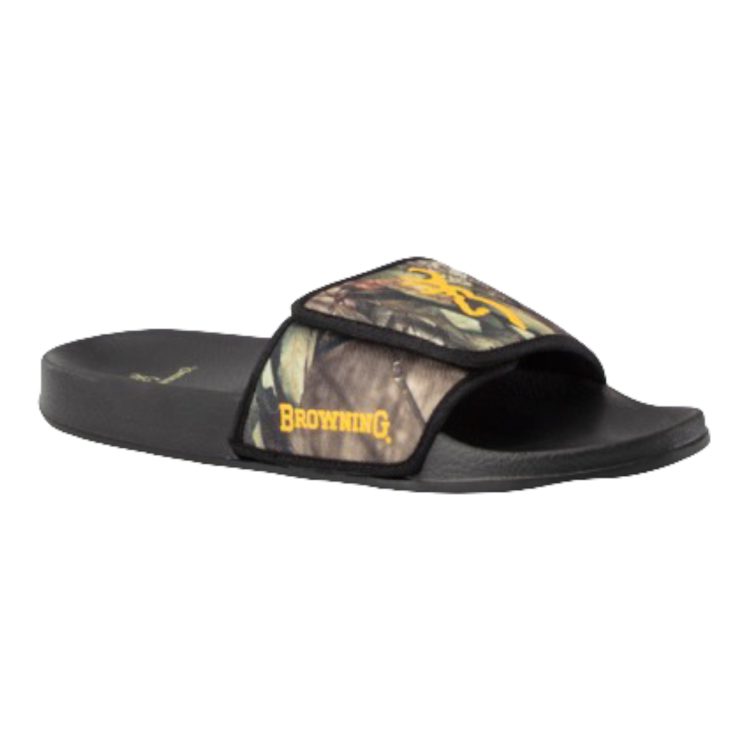 Sandales Buckmark Slide Camo/Jaune - Zone Chasse et Pêche / Ecotone Val ...
