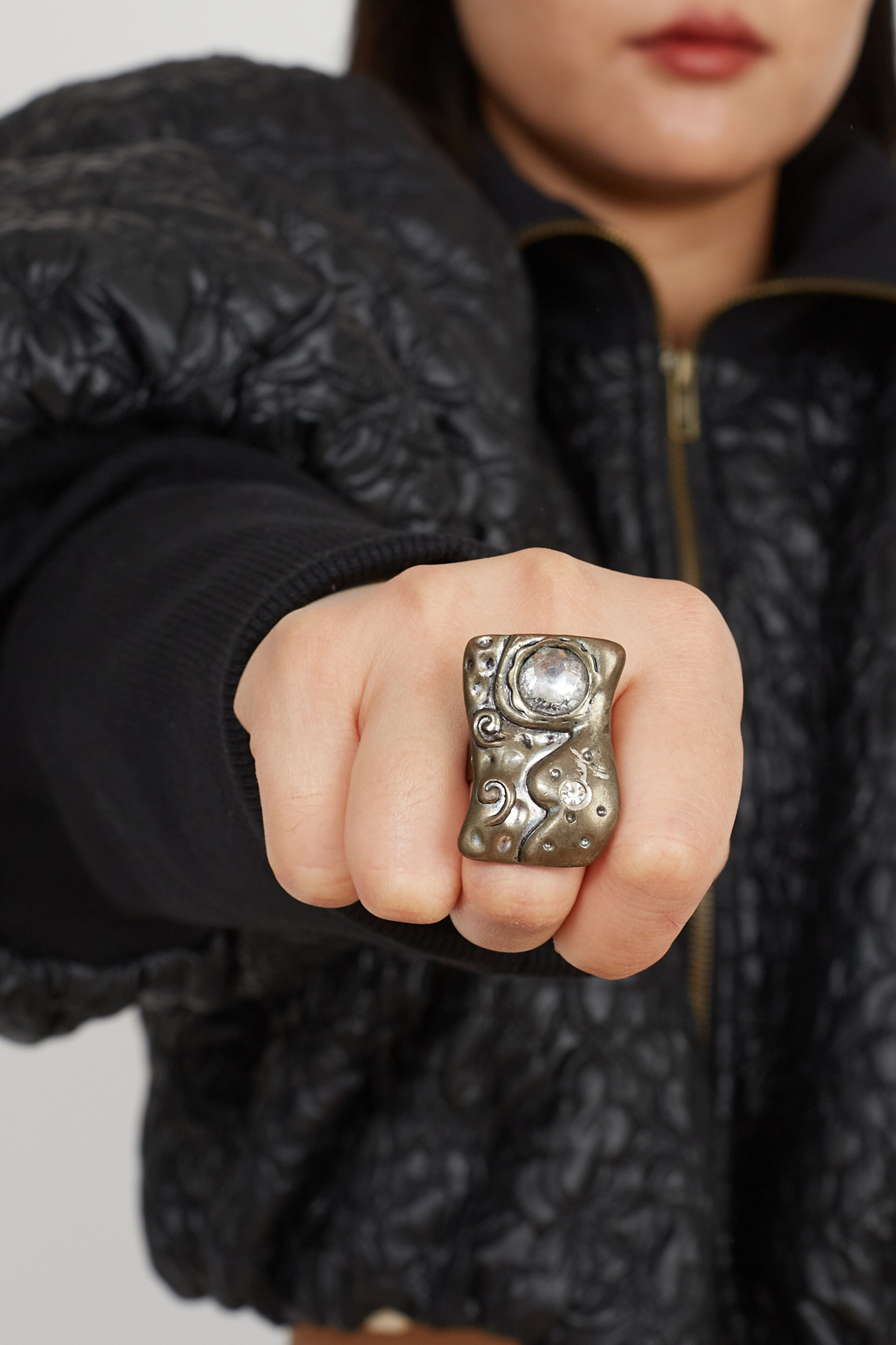 Vintage French Metal Ring - Robin Richman Inc.