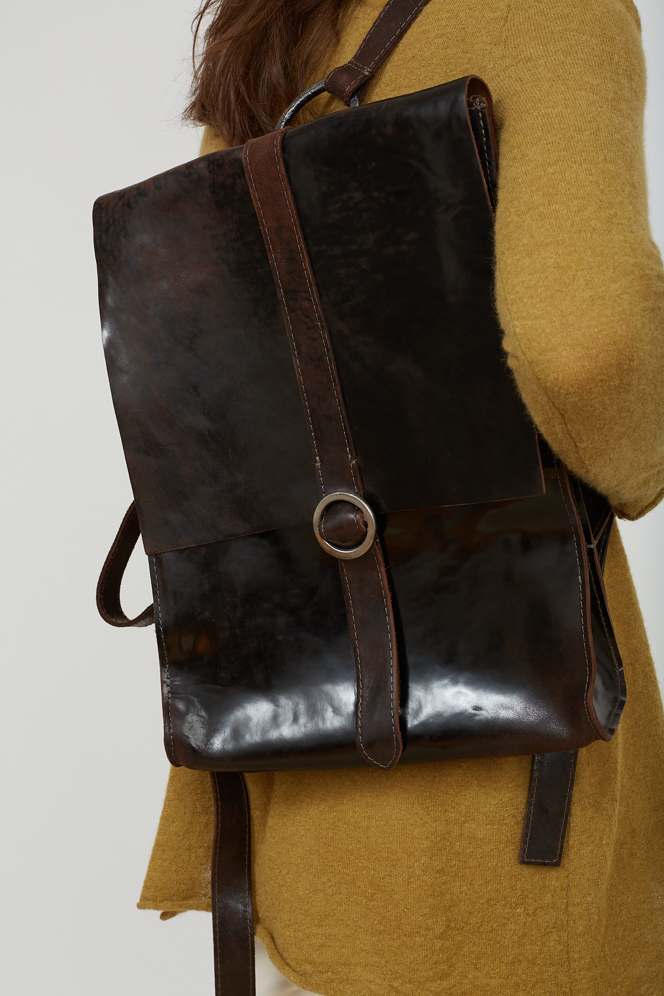 Doctor Backpack Black Leather - Robin Richman Inc.