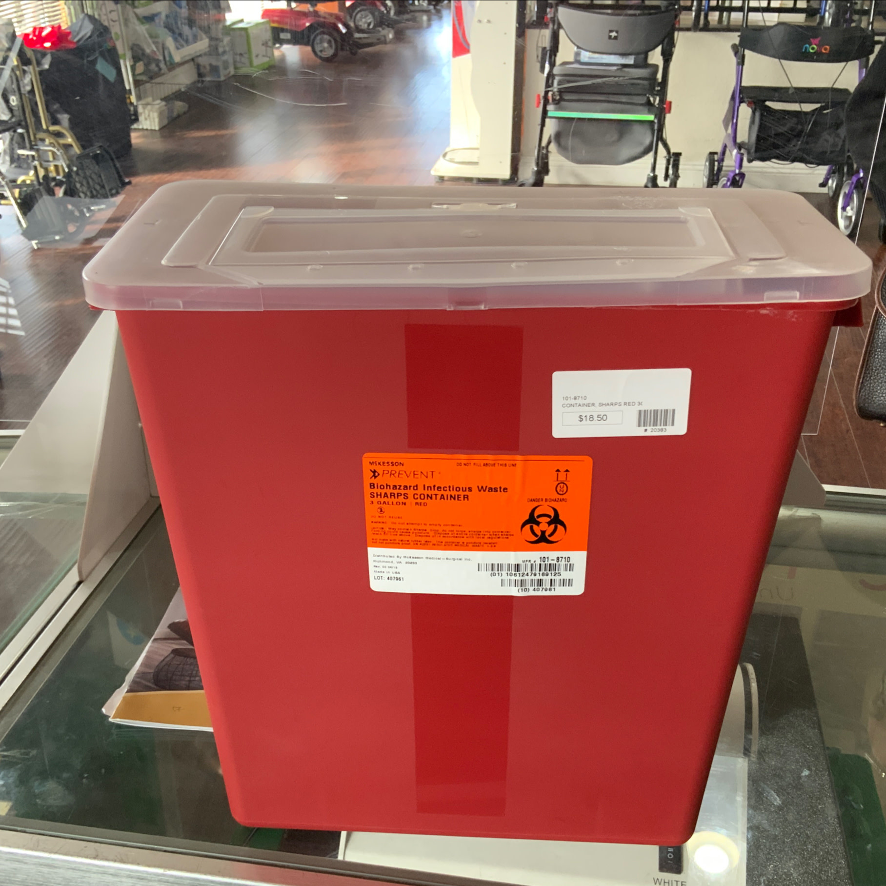biohazard infectious waste sharps container - AME4Retail