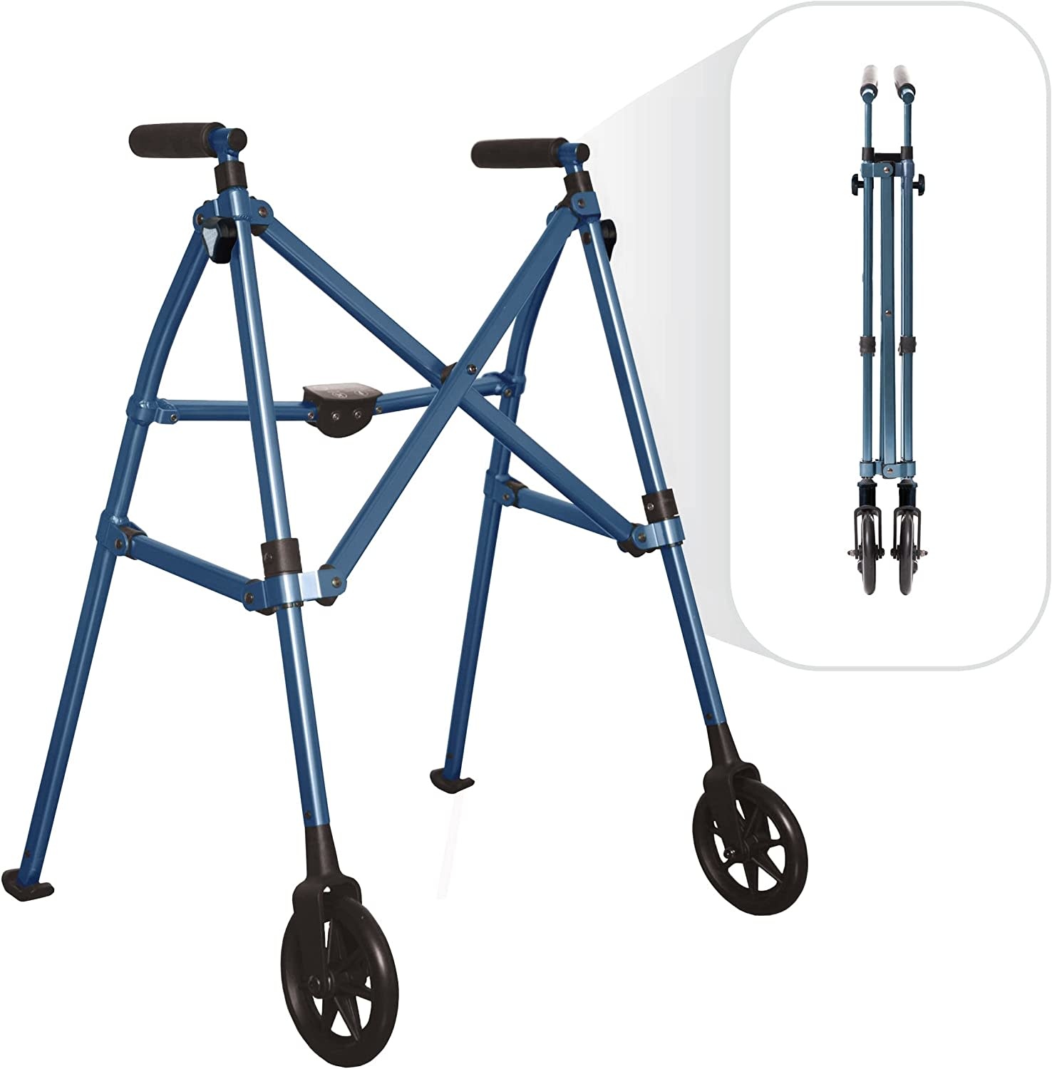 EZ FOLD N GO WALKER Cobalt-Blue - AME4Retail