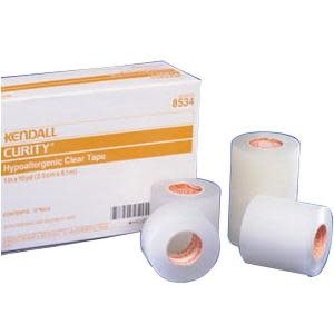 Covidien Curity Hypoallergenic Clear Tape 1" x 10 yds. - AME4Retail