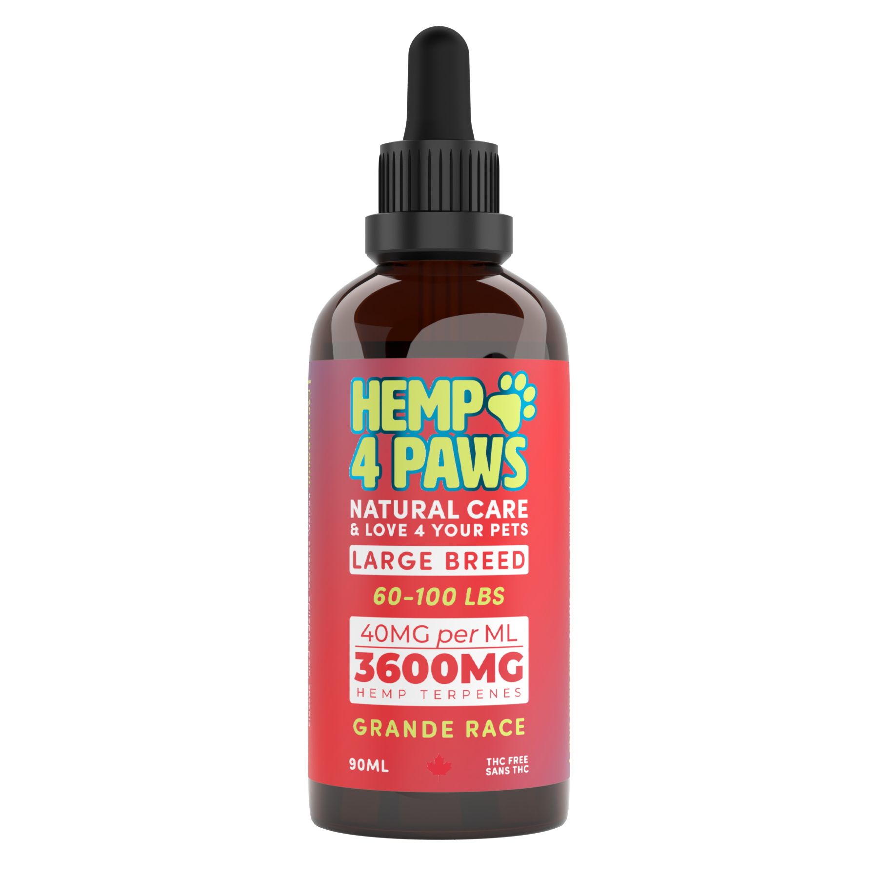 Hemp 4 Paws Large Breed 600mg 60-100lbs - The Lloydminster Pet Pad Inc.