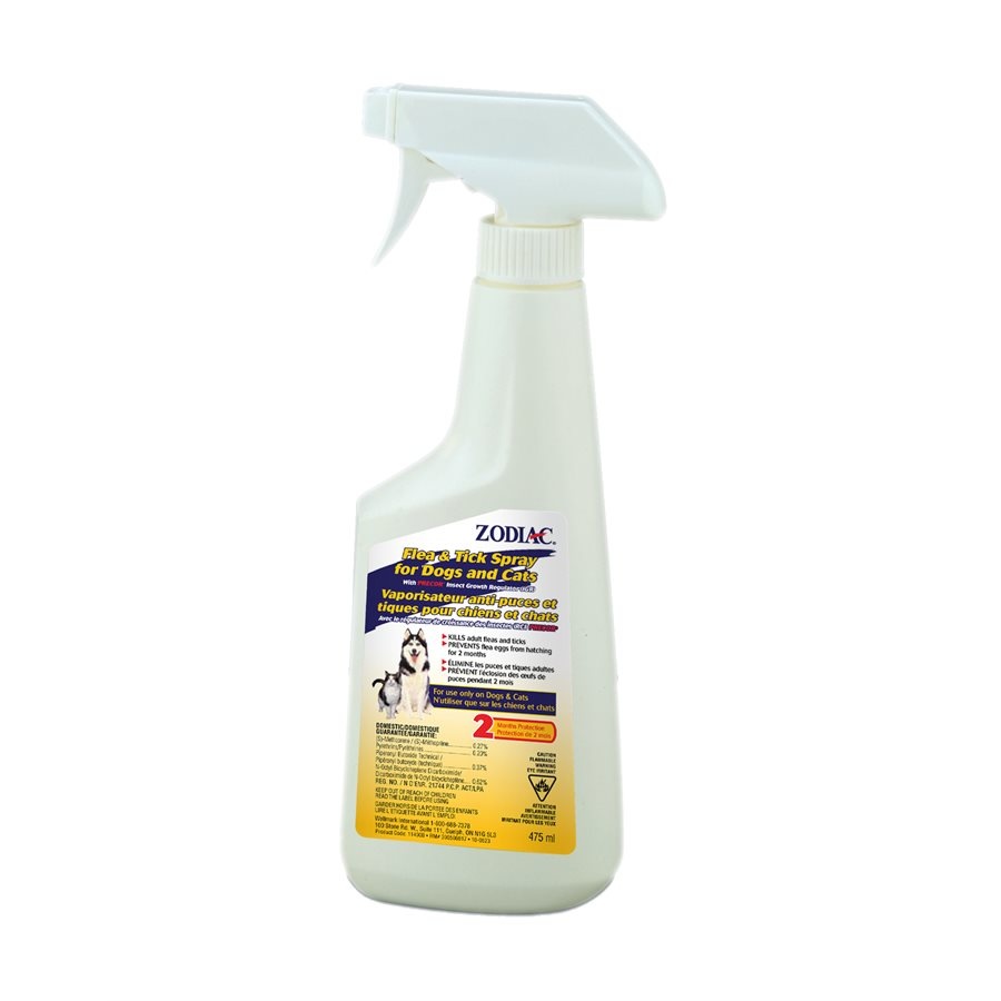 Zodiac Pet Spray Flea/Tick 236ml Spray - The Lloydminster Pet Pad Inc.