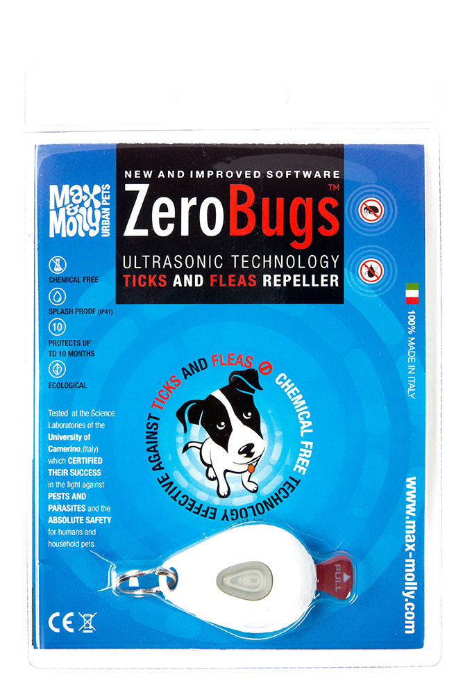 Max & Molly ZeroBugs Ultrasonic Tick and Flea Repeller - The Lloydminster Pet Pad Inc.