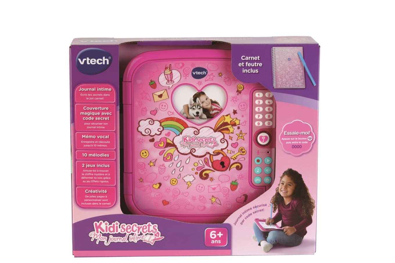 VTech - Kidi secrets - Mon journal intime - Maitre des Jeux