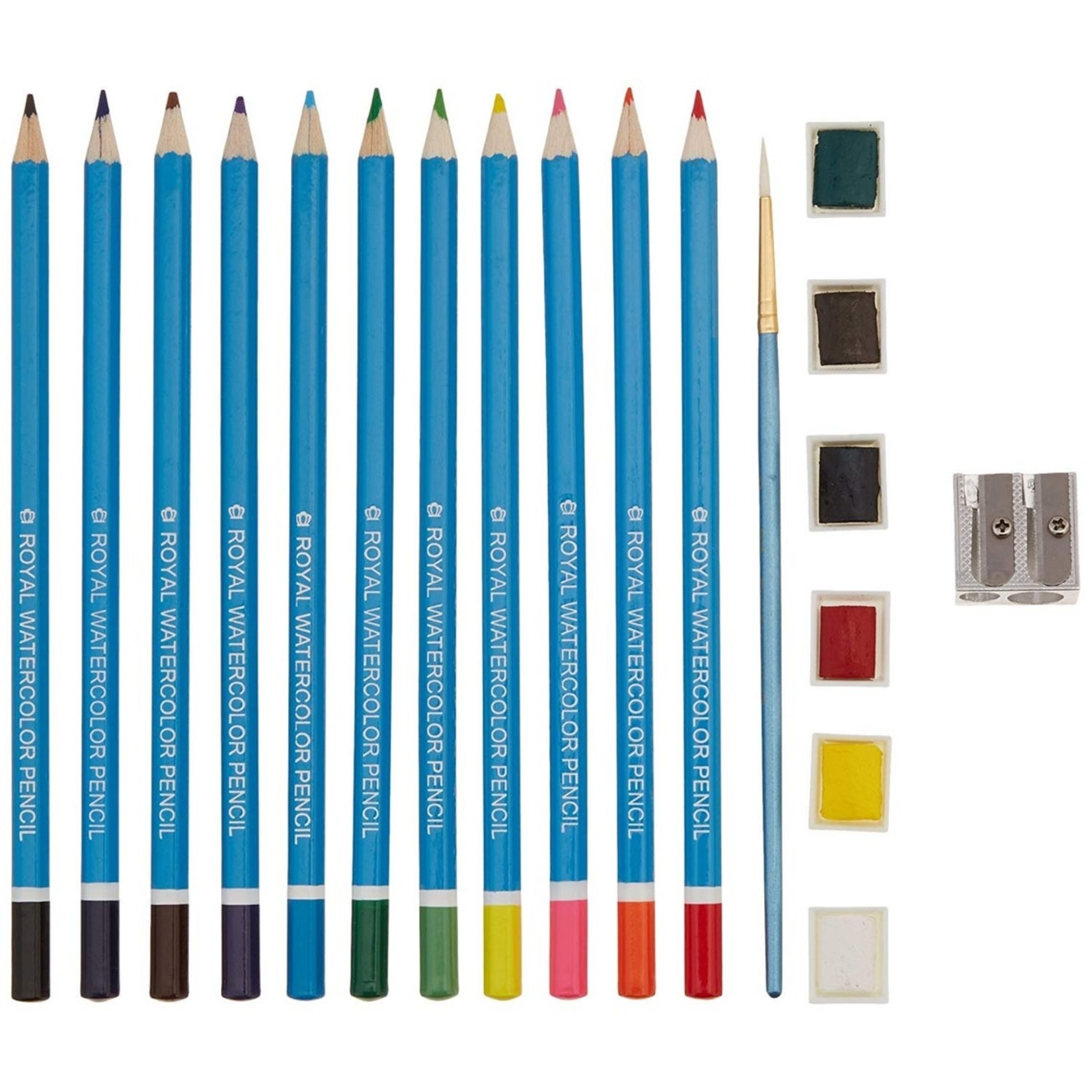 Royal & Langnickel - Crayons Aquarelle 19 pcs - Maitre des Jeux