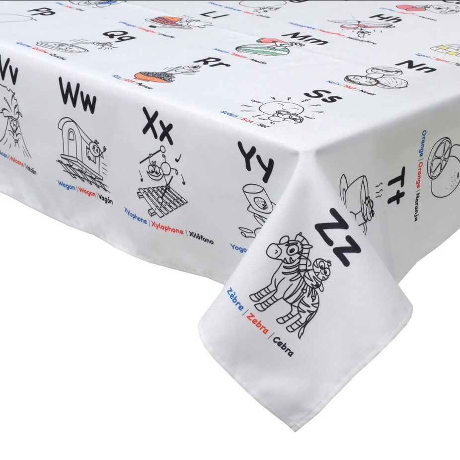 Bimoo - Nappe à colorier - Alphabet - Maitre des Jeux