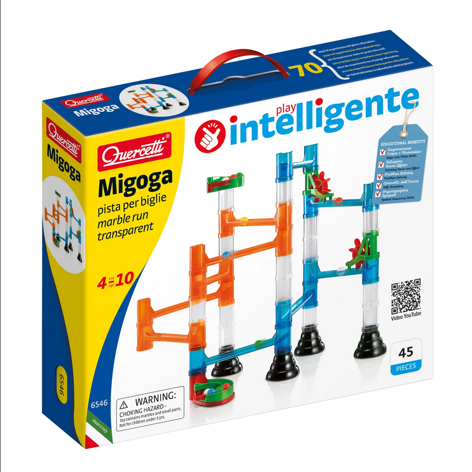 Quercetti - Migoga Marble Run (Transparent Basic) - Maitre des Jeux