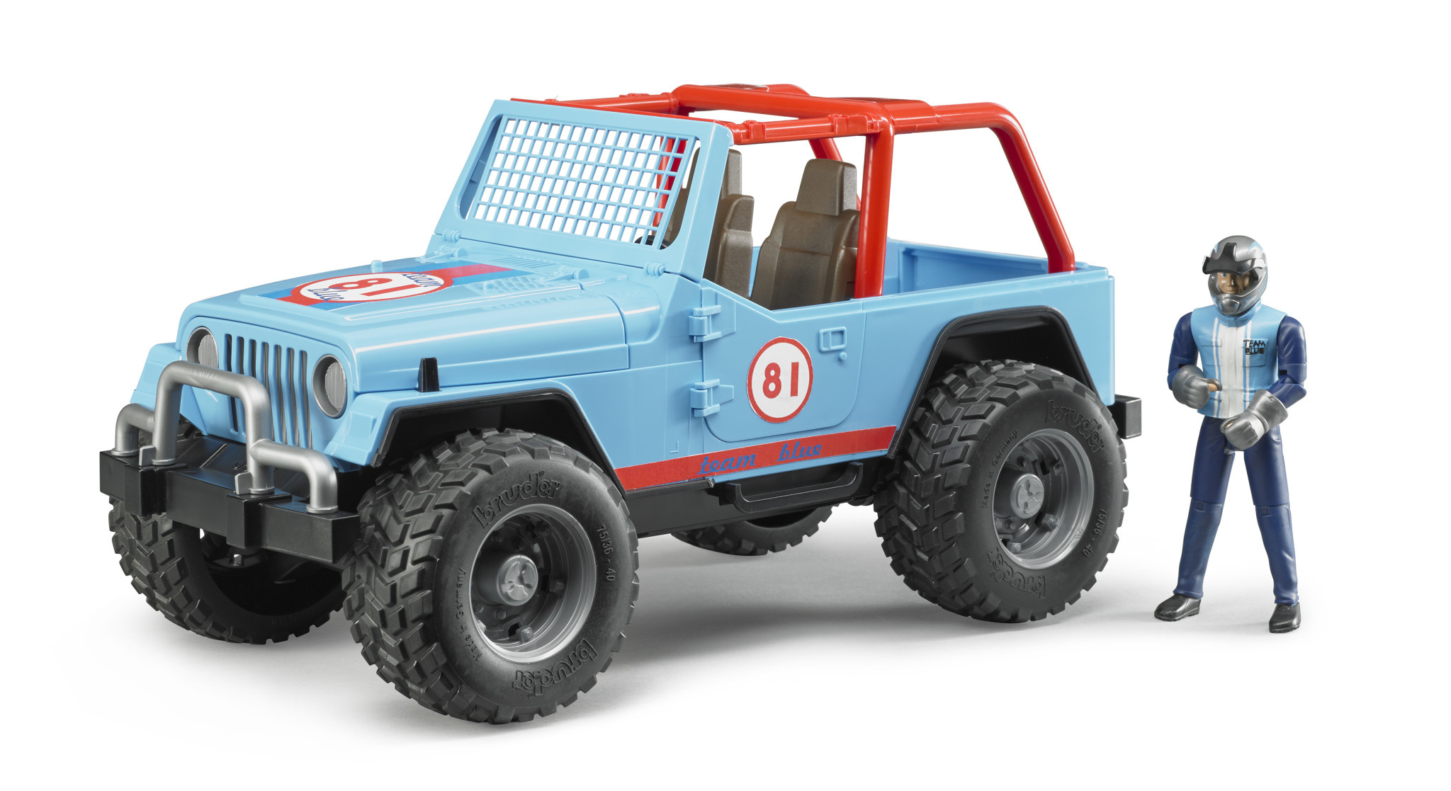 Bruder 02541 - Jeep cross country racer bleue avec conducteur - Maitre ...