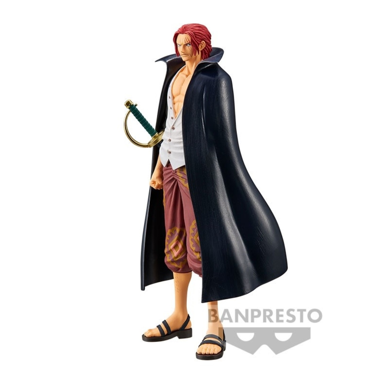Banpresto - One Piece Red DXF The Grandline Men Vol.2 : Shanks - Maitre des Jeux
