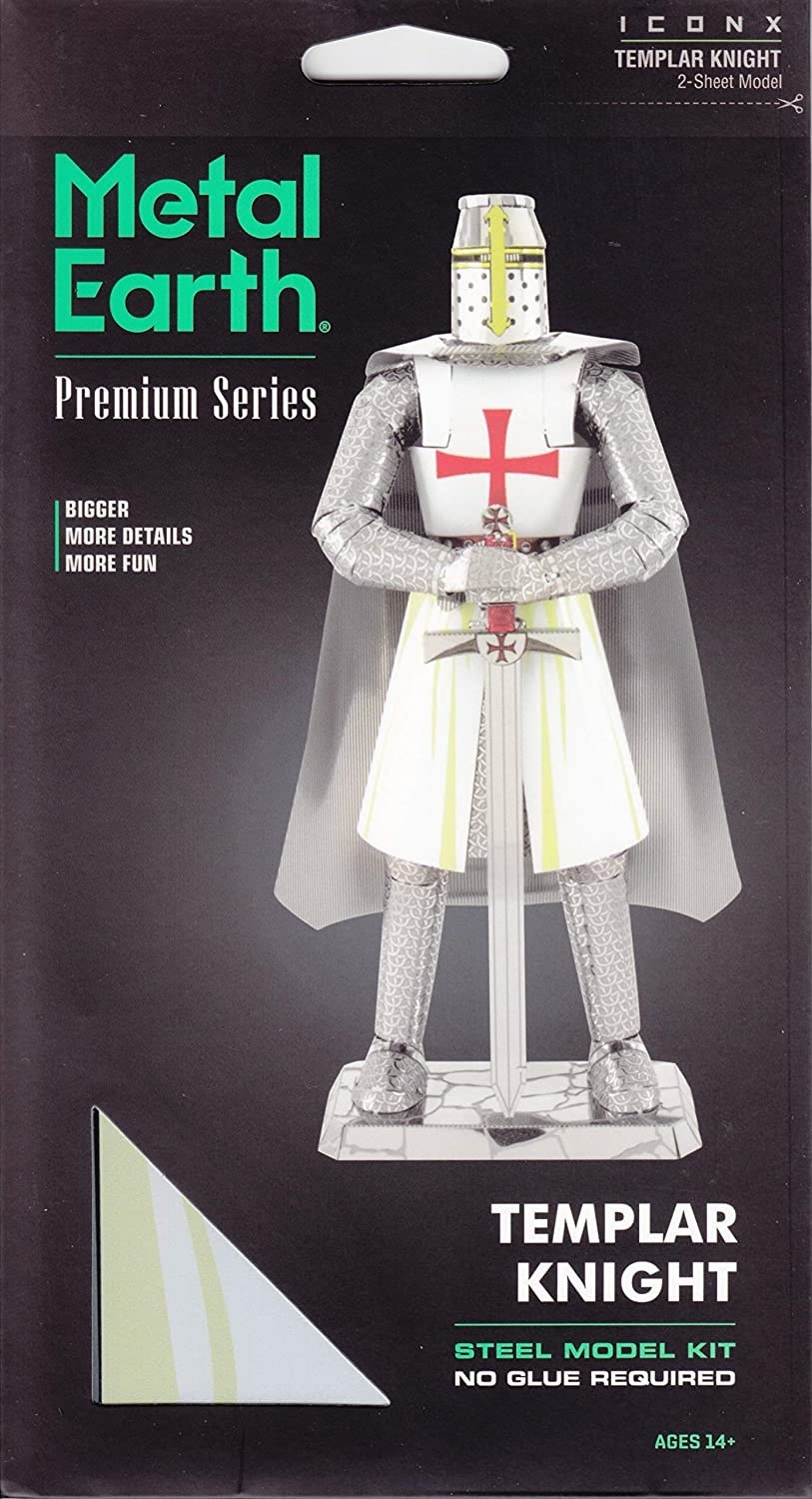 Metal Earth Premium Series - Templar Knight - Maitre des Jeux