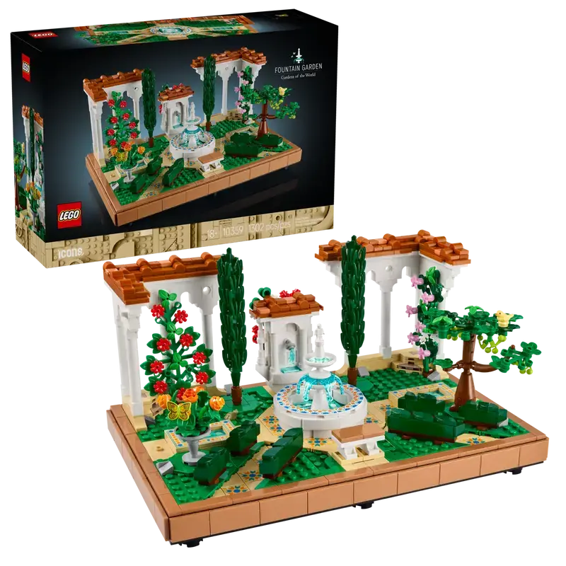 Lego 10359 Icons - Le jardin à la fontaine - Maitre des Jeux