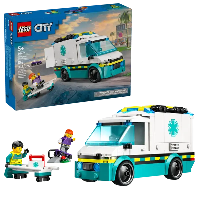 Lego 60451 City - L'ambulance d’urgence - Maitre des Jeux