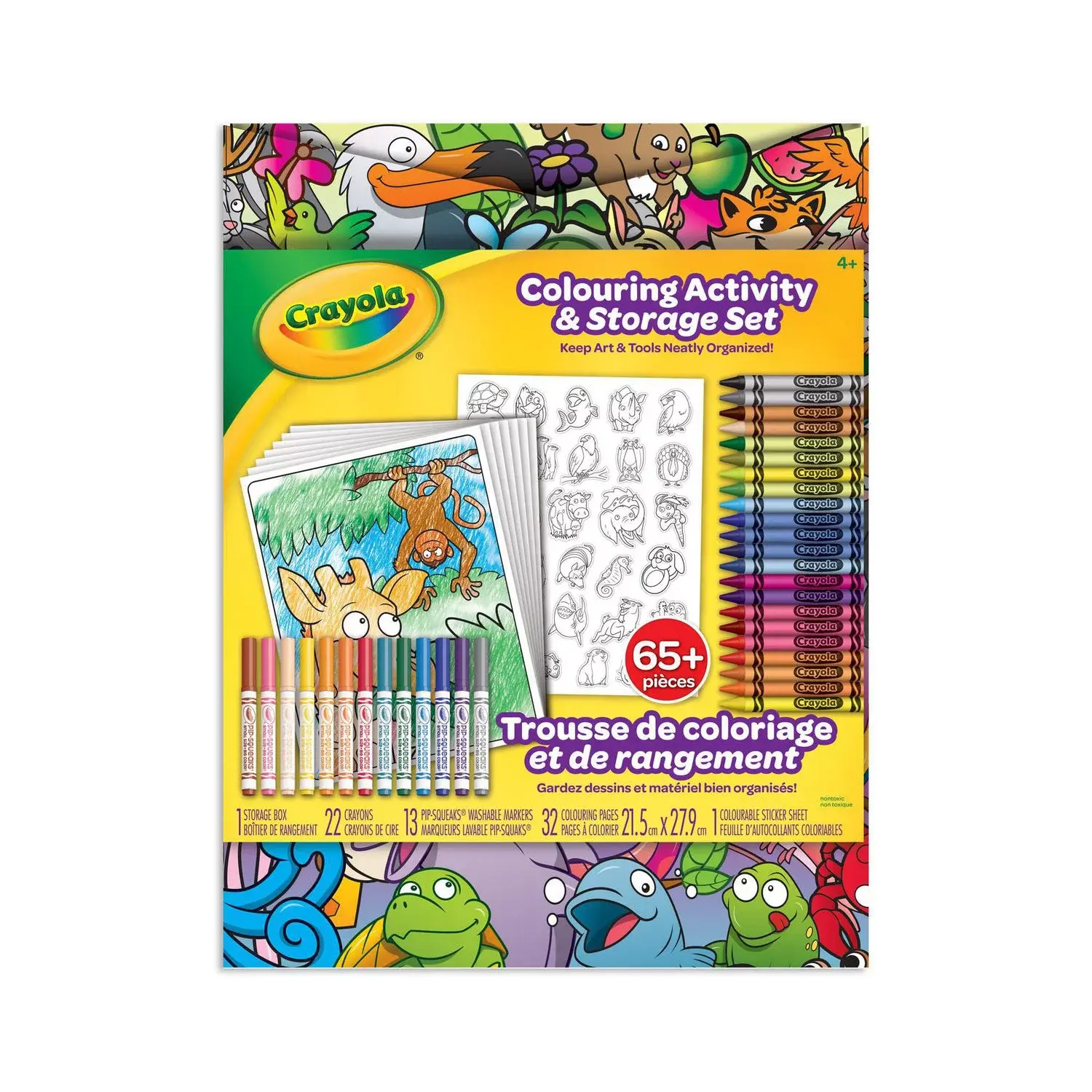Crayola Trousse de coloriage et de rangement - Maitre des Jeux