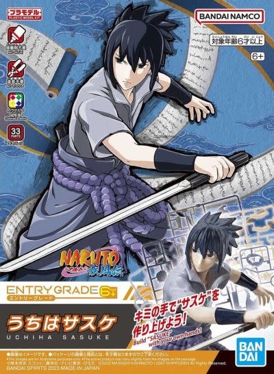Bandai Namco Plastic model kit Naruto Sasuke Uchiwa - Maitre des Jeux